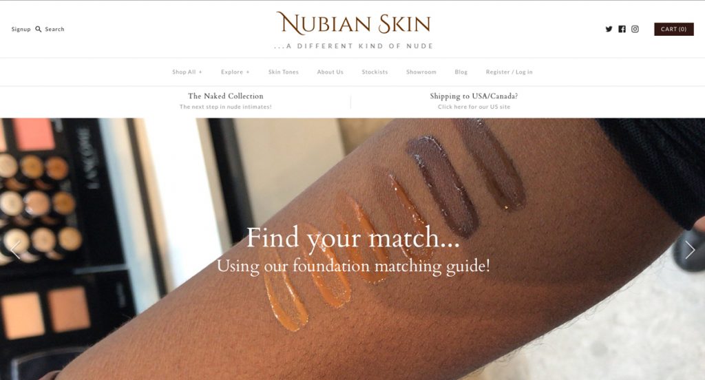 Feines für die Beine | Nubian Skin Screenshot 1200px